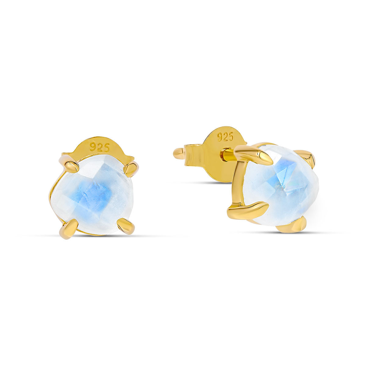 Moonlit Moonstone Studs Gold – Midsummer Star