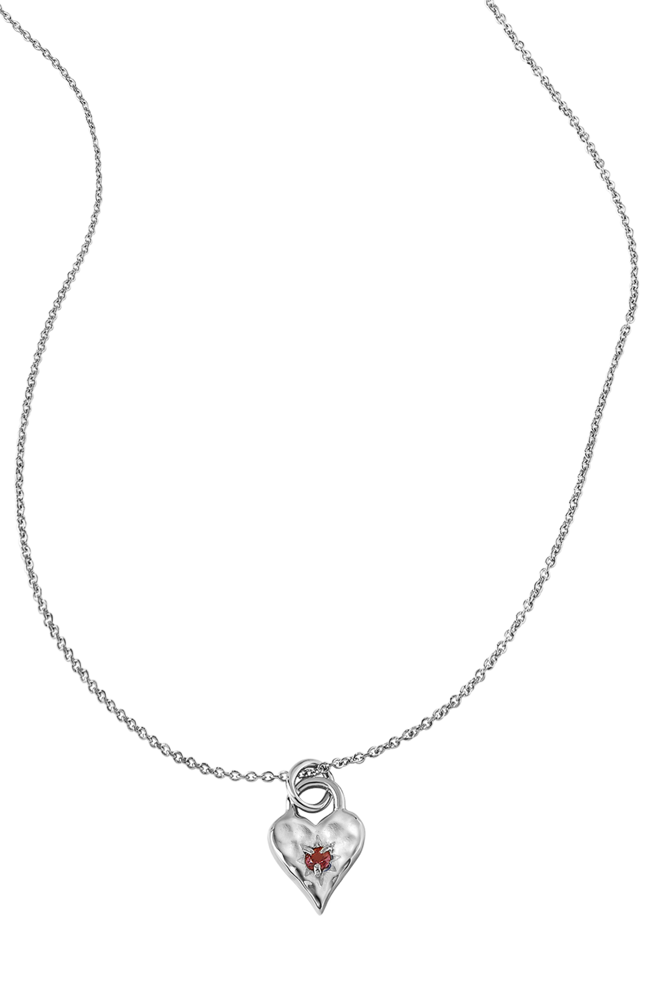 Love Heart Garnet Necklace – Midsummer Star