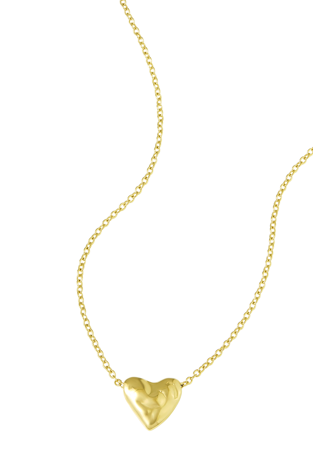 Full Heart Necklace Gold – Midsummer Star