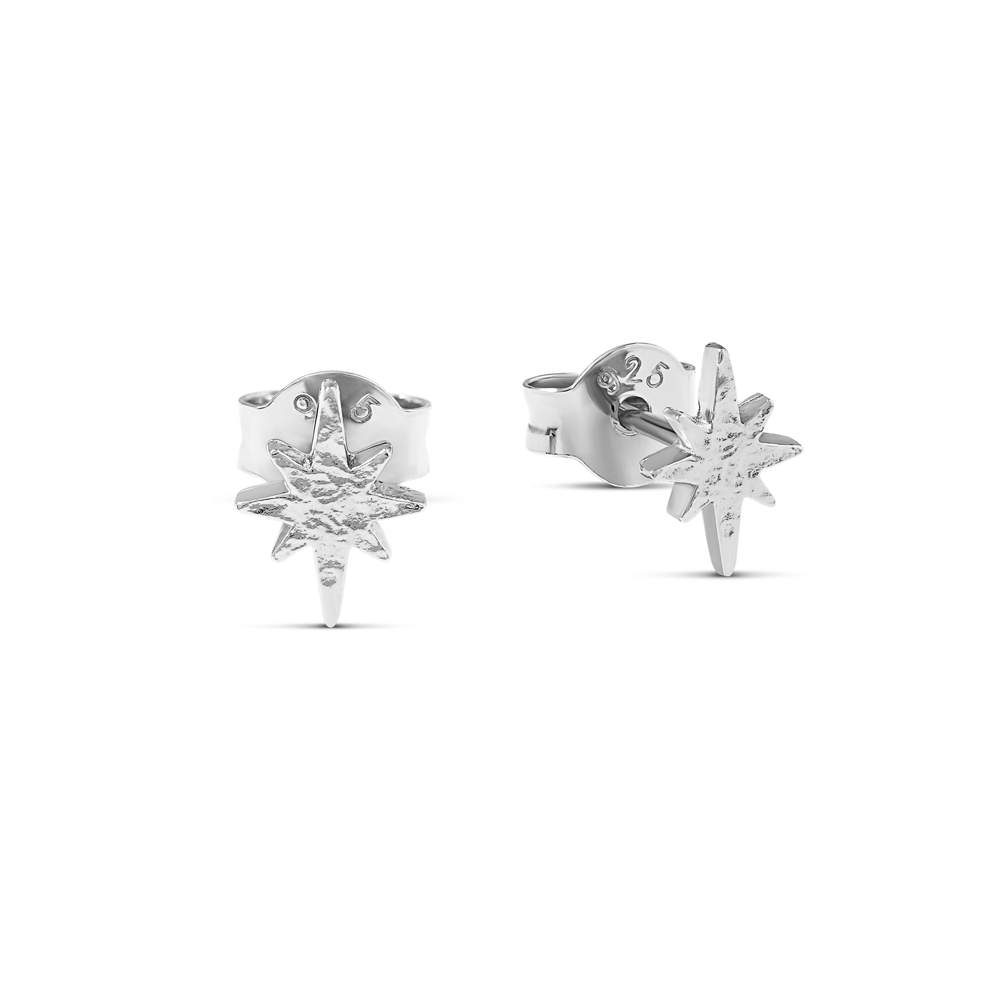 Textured Celestial Studs – Midsummer Star
