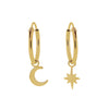 Shop Ethereal Gold and Silver Hoop Earrings | Midsummer Star