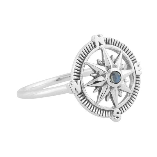 Guiding Light Compass Moonstone Ring – Midsummer Star